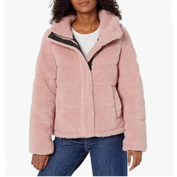 Calvin Klein | Jackets & Coats | Calvin Klein Teddy Jacket Xs Rose Pink ...